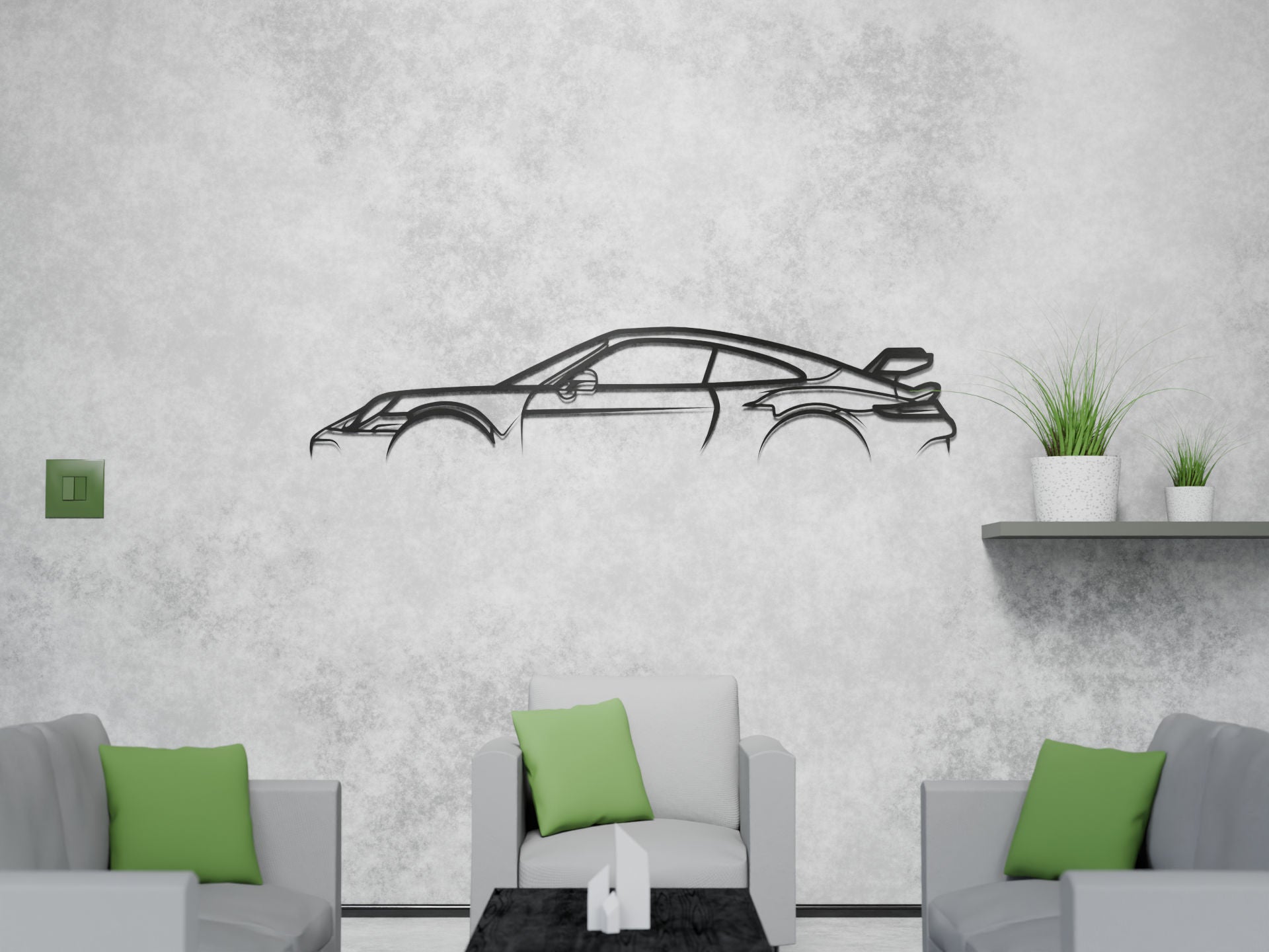 Porsche 911 Line Art – Renewed Solutions