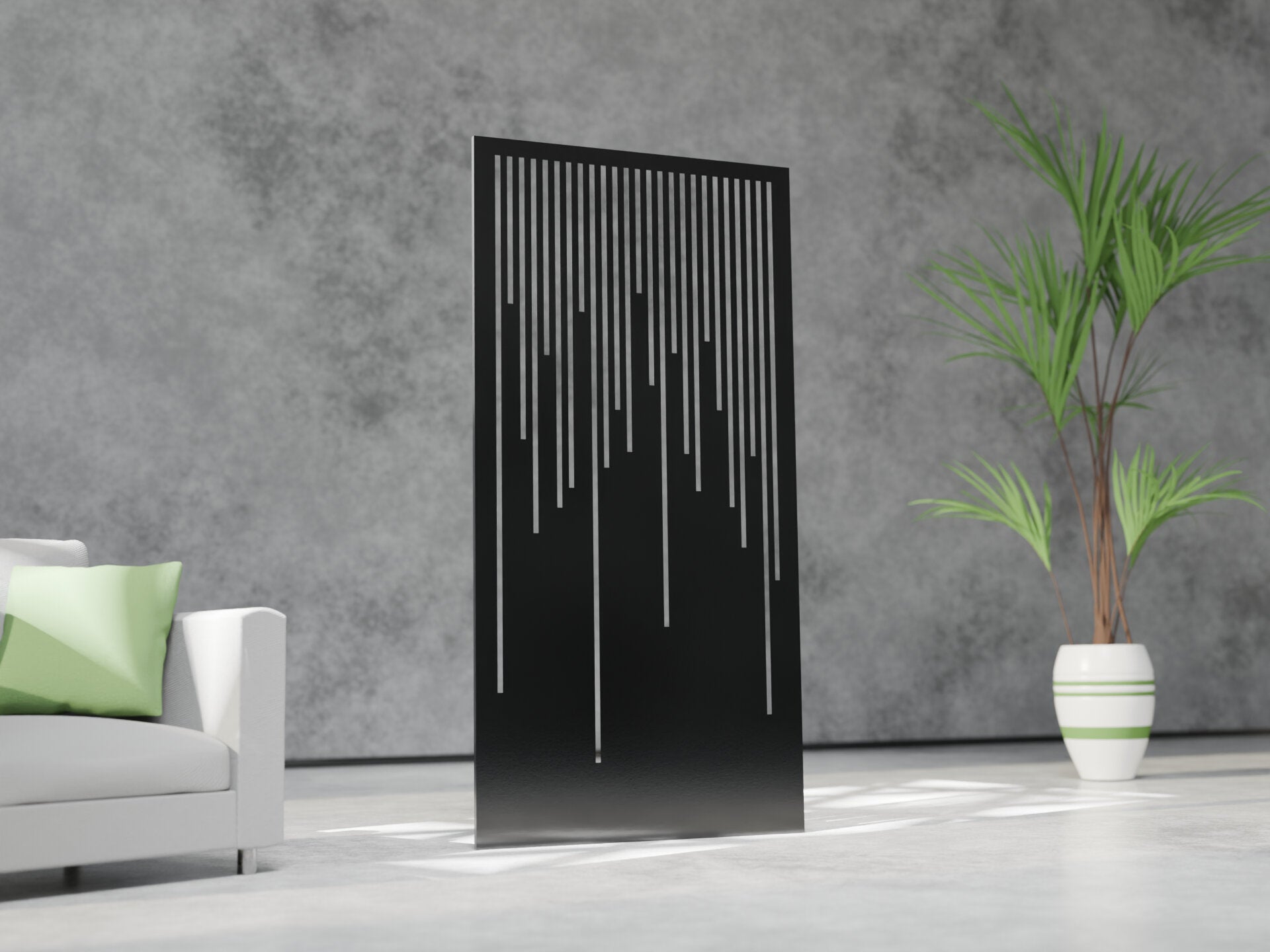Vertical Lines Cascade Screen – Renewed Solutions